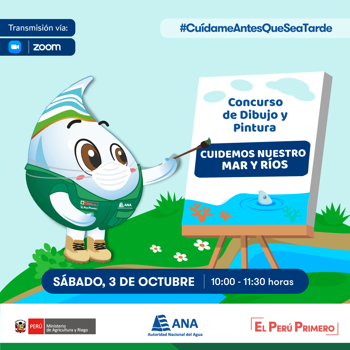 Inician concurso de dibujo “Cuidemos Nuestro Mar y Ríos” en Ica y Pisco ...